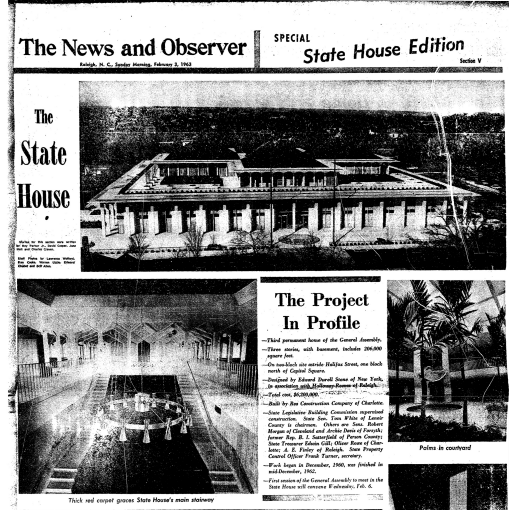 News Articles - LB 60th - North Carolina General Assembly